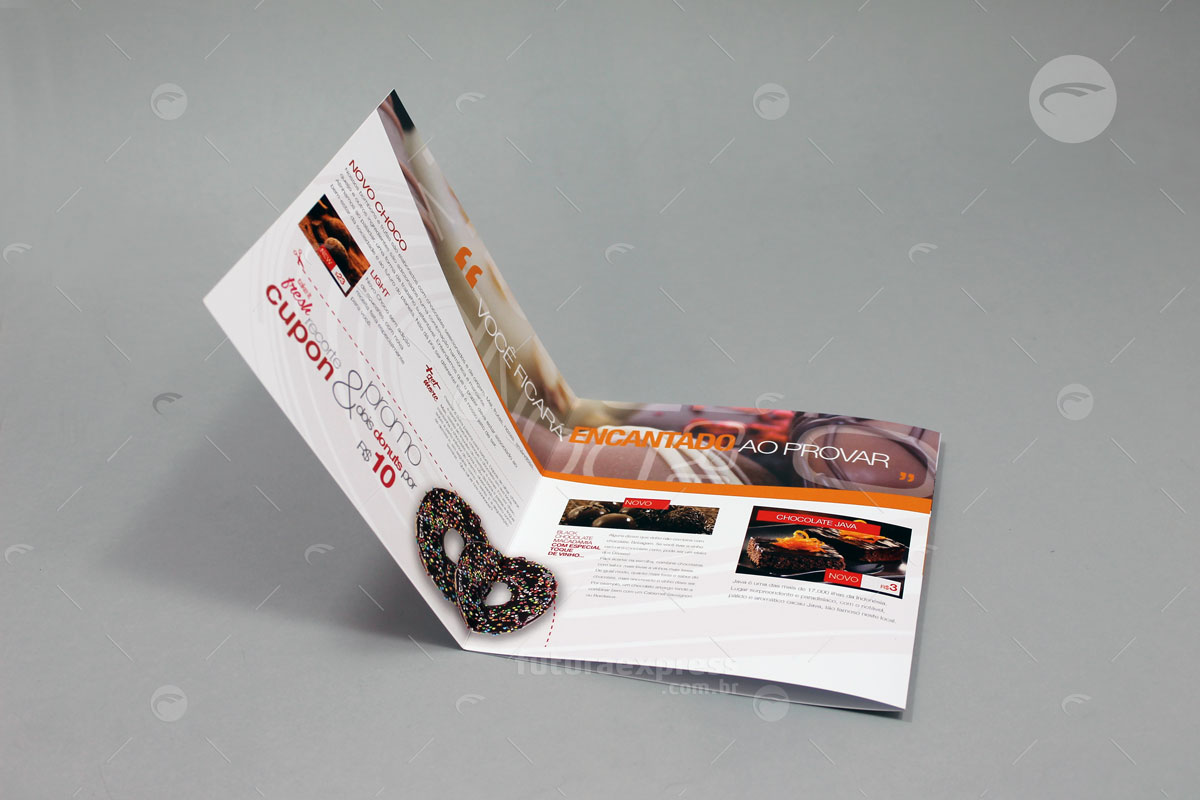 Tri-Folder Quadrado Dobra Z | - Configure | Futura Express