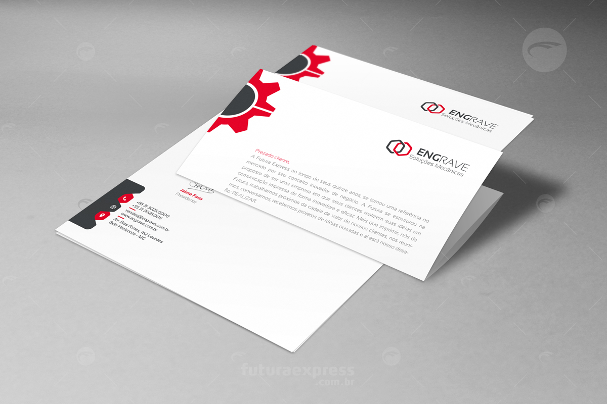 Timbrado | papelaria - Configure | Futura Express