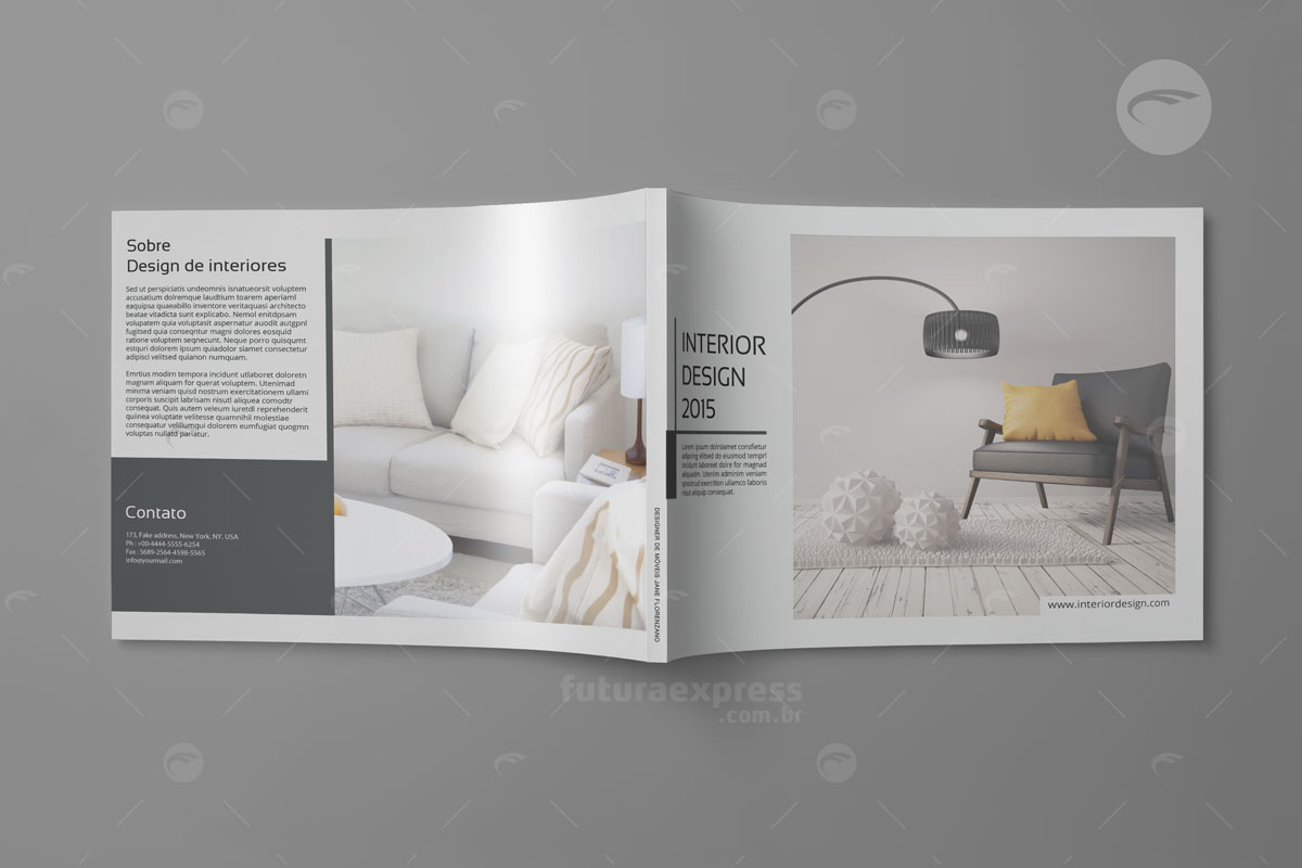 Revista Horizontal com Lombada | editorial - Confi43868