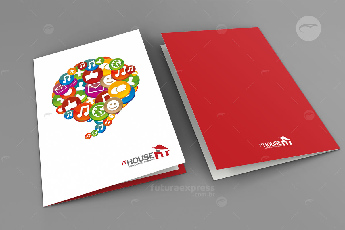 Pasta Comercial sem Bolsa | papelaria - Configure 54851