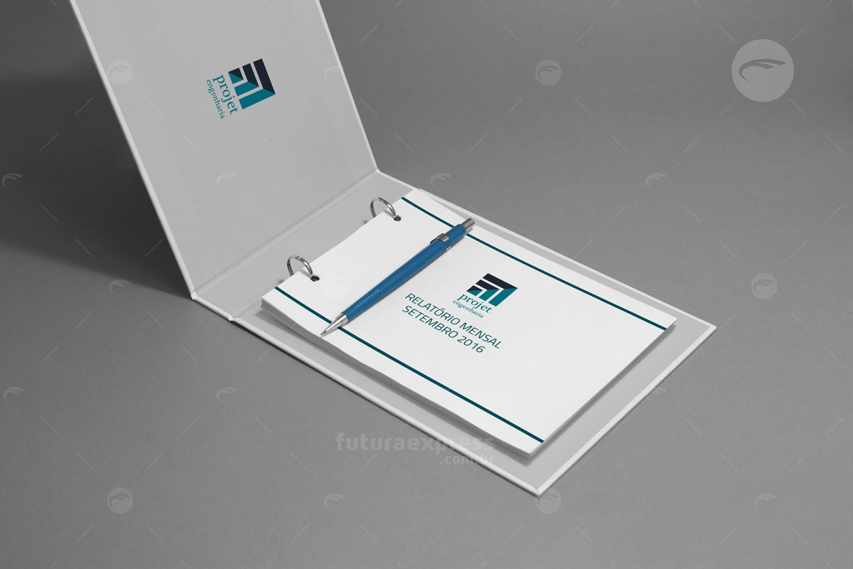 Fichário A5 Horizontal | papelaria - Configure | Futura Express